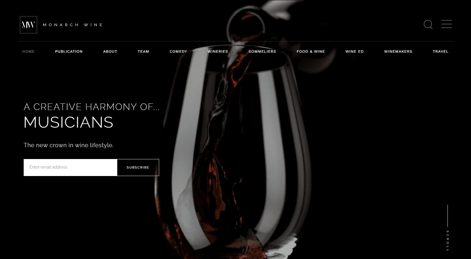 Monarch Wine: Wine Lifestyle Publication